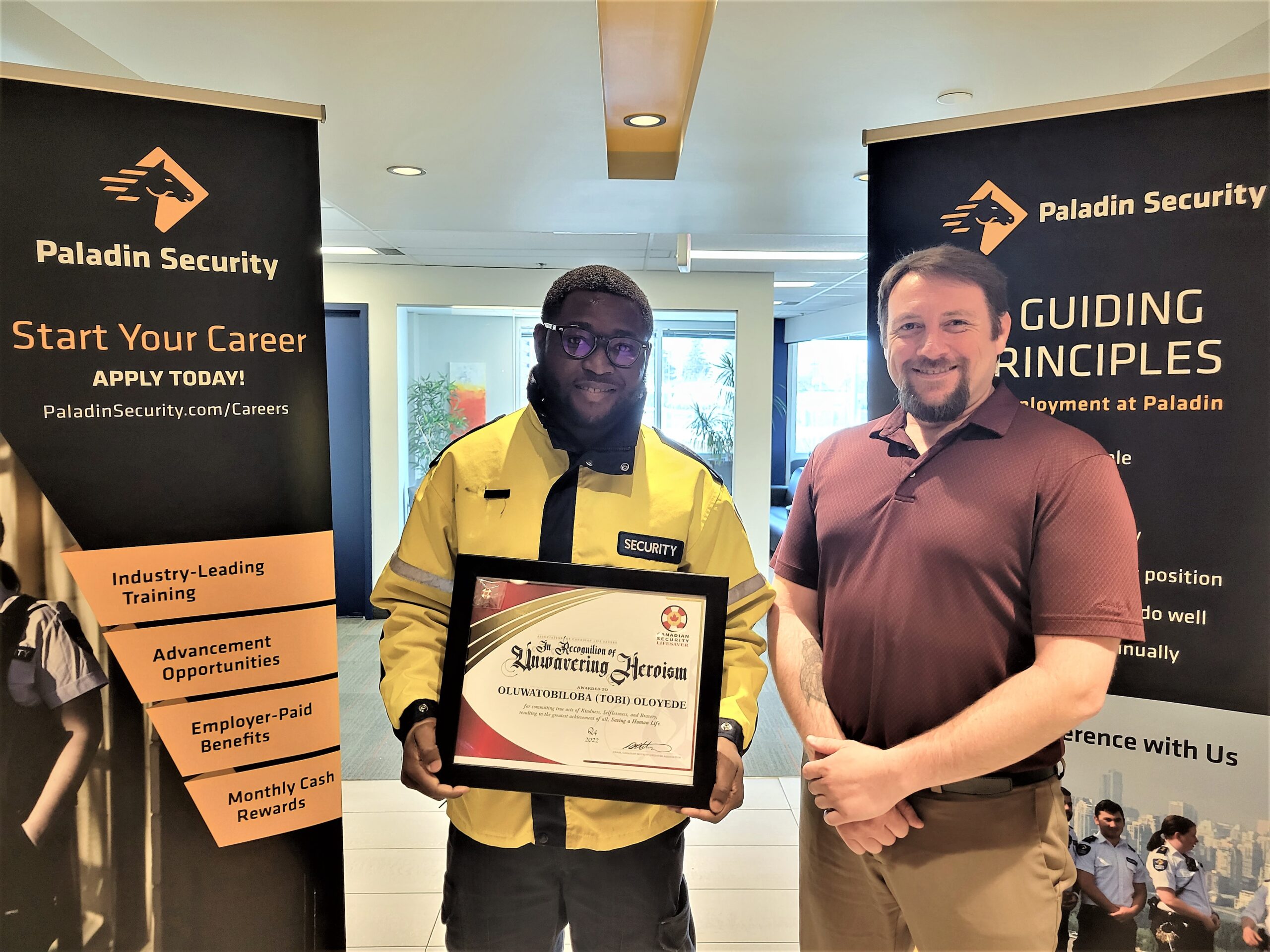 Nominee: Tobi Oloyede - Canadian Security Lifesaver Association