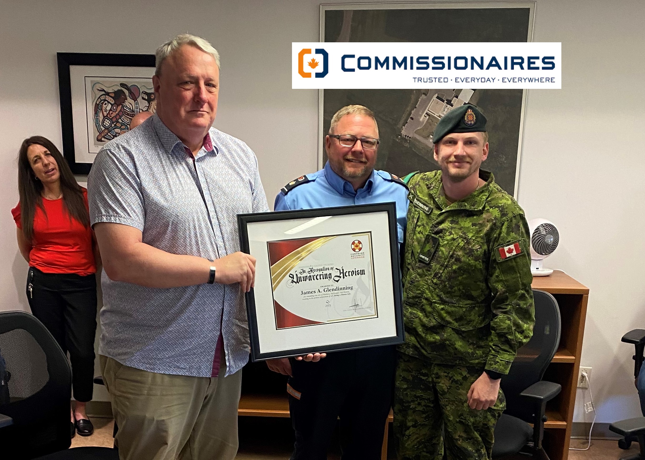 WINNER: James Glendinning - Canadian Security Lifesaver Association